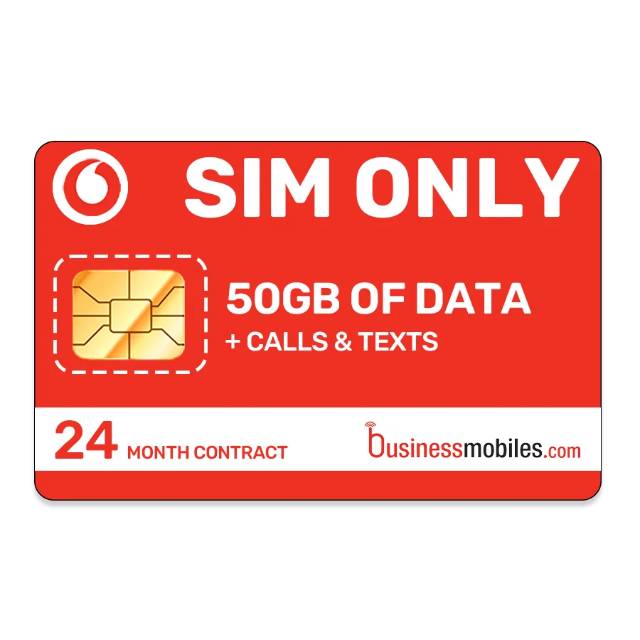 Vodafone Business SIM Only - 50GB, 24M/36M Plan | Shop Deals